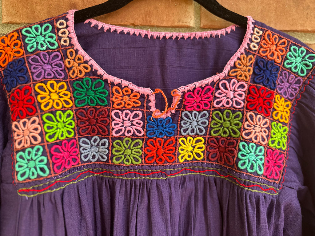 Dark Purple Rococo Blouse – Mi Tia