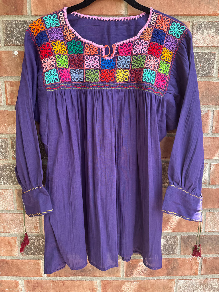 Dark Purple Rococo Blouse – Mi Tia